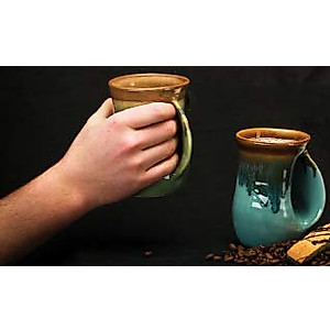 Clay in Motion Handwarmer Mug - Purple Passion - Right Handed,14 oz.