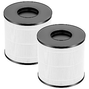 2 Pack 3389 True HEPA Replacement Fil-ter Compatible with Bissell MYair+ and MYair HUB 2905A 3179A, Part Number 3389
