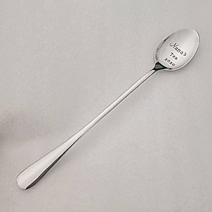Gifts for Grandma Grandmother from Grandson Granddaughter Nana's Tea Xoxo Spoon for Grandmother Grandmom Tea Spoons for Best Grandmas Nana Gigi Birthday Mother's Day Gift