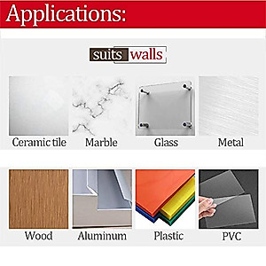 Double Sided Tape, Heavy Duty Mounting Tape, Waterproof Very High Bond Foam Tape, for Indoor Outdoor Car LED Strip Lights, and Home Office Decor （Black，1/2 in x 15.6ft）， Made of 3M Tape