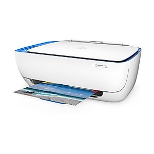 HP DeskJet 3630 Series All in One Wireless Printer (Renewed) (Blue)