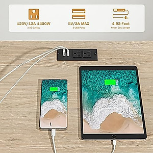 Bacyion Nightstands Set of 2 with Charging Station - Farmhouse Wood Night Stand with Drawer and Storage Shelf, Accent Bedside Table with USB Ports & Outlets, Boho End Table Side Table for Bedroom