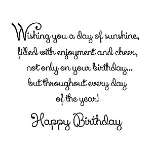 Granddaughter Birthday Card | Made in America | Eco-Friendly | Thick Card Stock with Premium Envelope 5in x 7.75in | Packaged in Protective Mailer | Prime Greetings (Birthday Present)