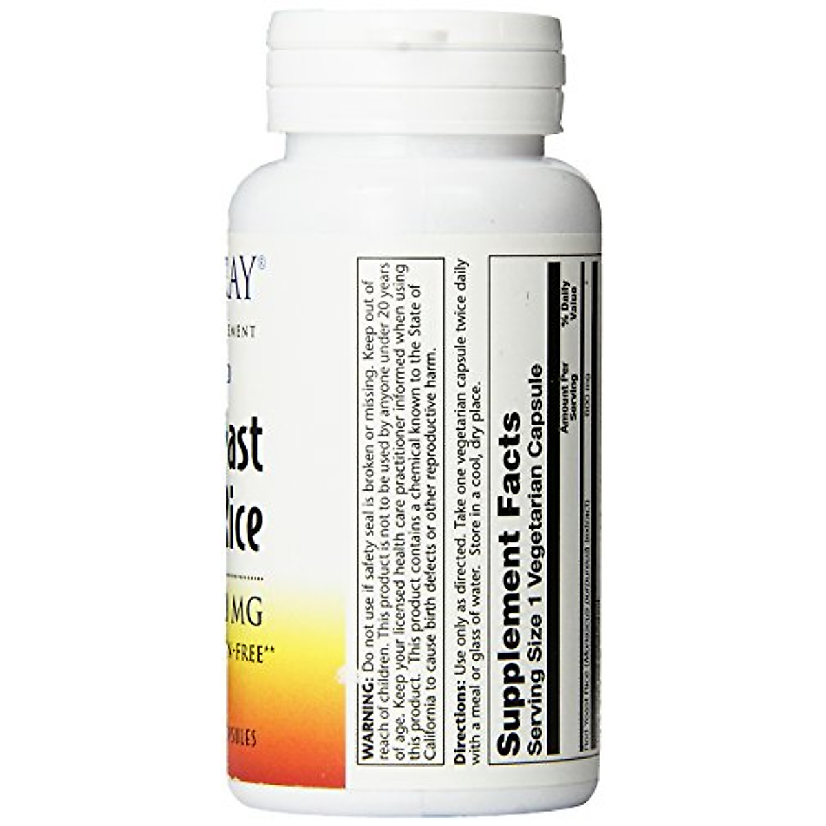 Solaray Red Yeast Rice Capsules, 600 mg, 90 Count