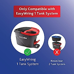 O-Cedar EasyWring Spin Mop Microfiber Refill (Pack of 4)