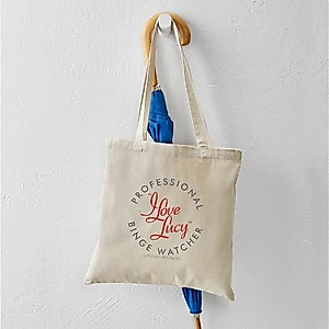 CafePress Professional I Love Lucy Binge Watcher Tote Bag Canvas Tote Shopping Bag