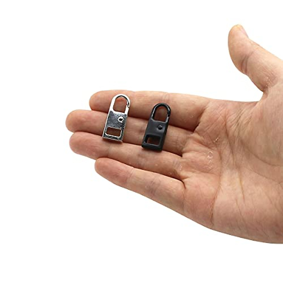 Zipper Pull Tab Replacement Metal Zipper Handle Mend Fixer for Suitcases Luggage Backpacks Coat Boots