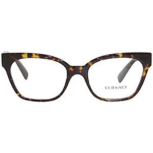 Versace VE3294-108 Eyeglass Frame Havana w/Demo Lens 53mm