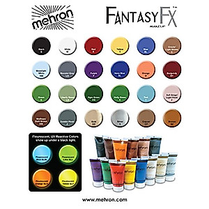 Loftus International Mehron Makeup Fantasy F/X Water Based Face & Body Paint, Zombie - 1oz Carded Novelty Item