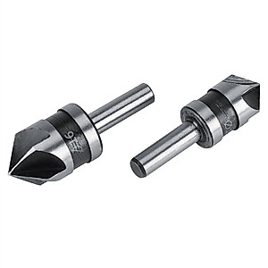 【𝐄𝐚𝐬𝐭𝐞𝐫 𝐏𝐫𝐨𝐦𝐨𝐭𝐢𝐨𝐧】 Countersink Drill Bit Set, 5 Pcs/Set High Speed Steel Industrial Countersink Drill 5 Flutes Woodworking Chamfering Cutter