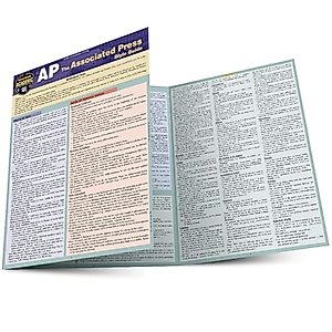 AP - Associated Press Style Guide QuickStudy Laminated Reference (QuickStudy Academic)