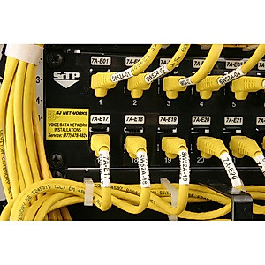 NEOUZA Compatible with Brother ptouch Label Tape Laminated Tze Tz FX231 Cartridge Label 12mmx8m TZeFx231 Flexible Cable Wire Black on White (5)