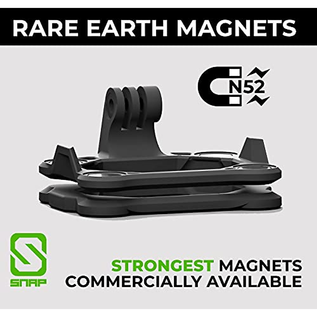 SNAP Mounts – Magnetic Action Camera Mount for GoPro Compatible with GoPro Hero, GoPro Max, DJI Osmo Action