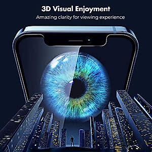 UNBREAKcable Privacy Screen Protector for iPhone 12 Pro Max 6.7", Shatterproof Tempered Glass [True 28°Anti Spy] [9H Hardness] [Easy Installation Frame] Black, 2 Pack