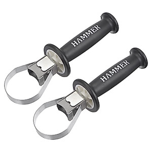 uxcell Hollow Front Auxiliary Handle Impact Drill Accessories for 26 Electric Hammer 2 Pcs