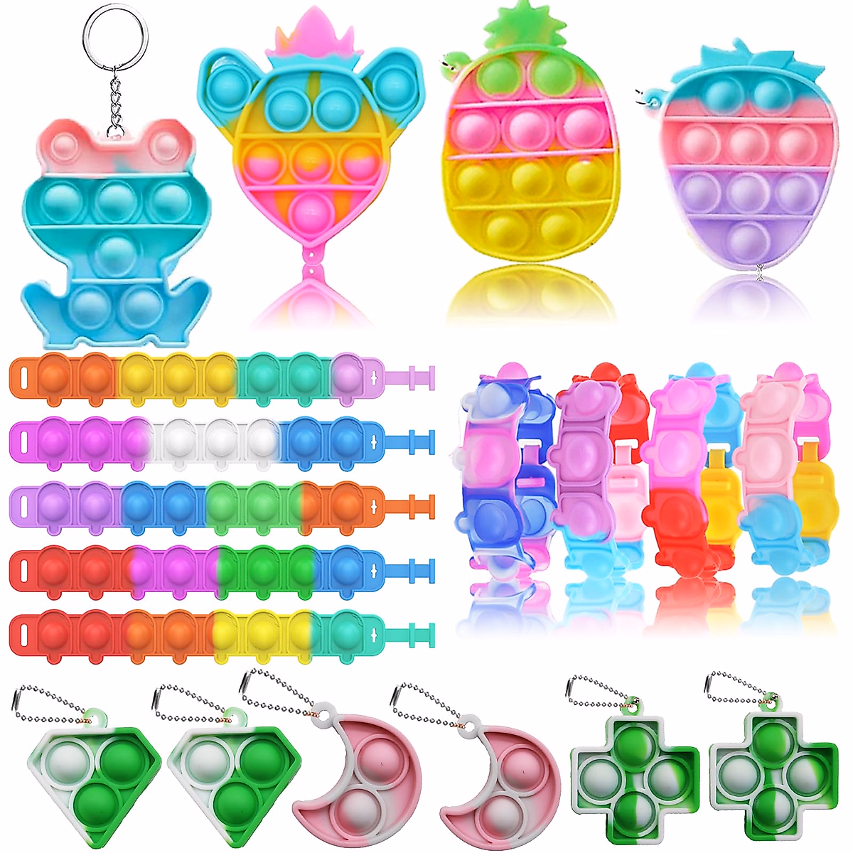 Taulaap 114 Pack Party Favors for Kids 3-5 4-8-12, Treasure Box Toys for Classroom Prizes, Pinata Filler, Goodie Bag Stuffers, Treasure Chest Carnival Prizes Bulk Toys