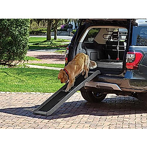 WeatherTech PetRamp, Folding Dog Ramp for Large Dogs to 300 Pounds, Traction Grip Ramps Universal for Car, SUV, Truck