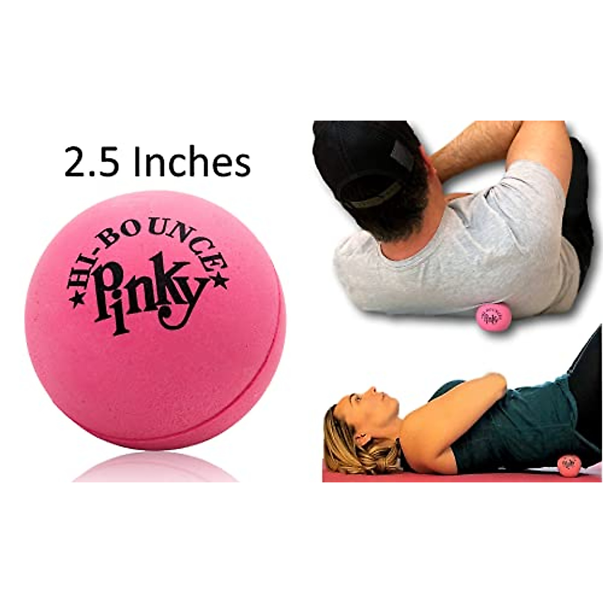JA-RU Hi-Bounce Pinky Ball (6 Pack) Rubber-Handball Bouncy Balls for Kids and Adults. Small Pink Stress Bounce Ball. Indoor and Outdoor Sport Party Favors.Therapy. Plus 1 Small Ball. #976-6A