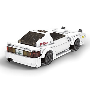 dOMOb Mazda RX-7 FC3S – Initial-D 25-th Anniversary – CADA Bricks Toys for 8+ Age Kids & Adults – Realistic Car Model 1:24 Simulated Build – 282 Pieces or Blocks – for Boys, Hobbyist, Collector