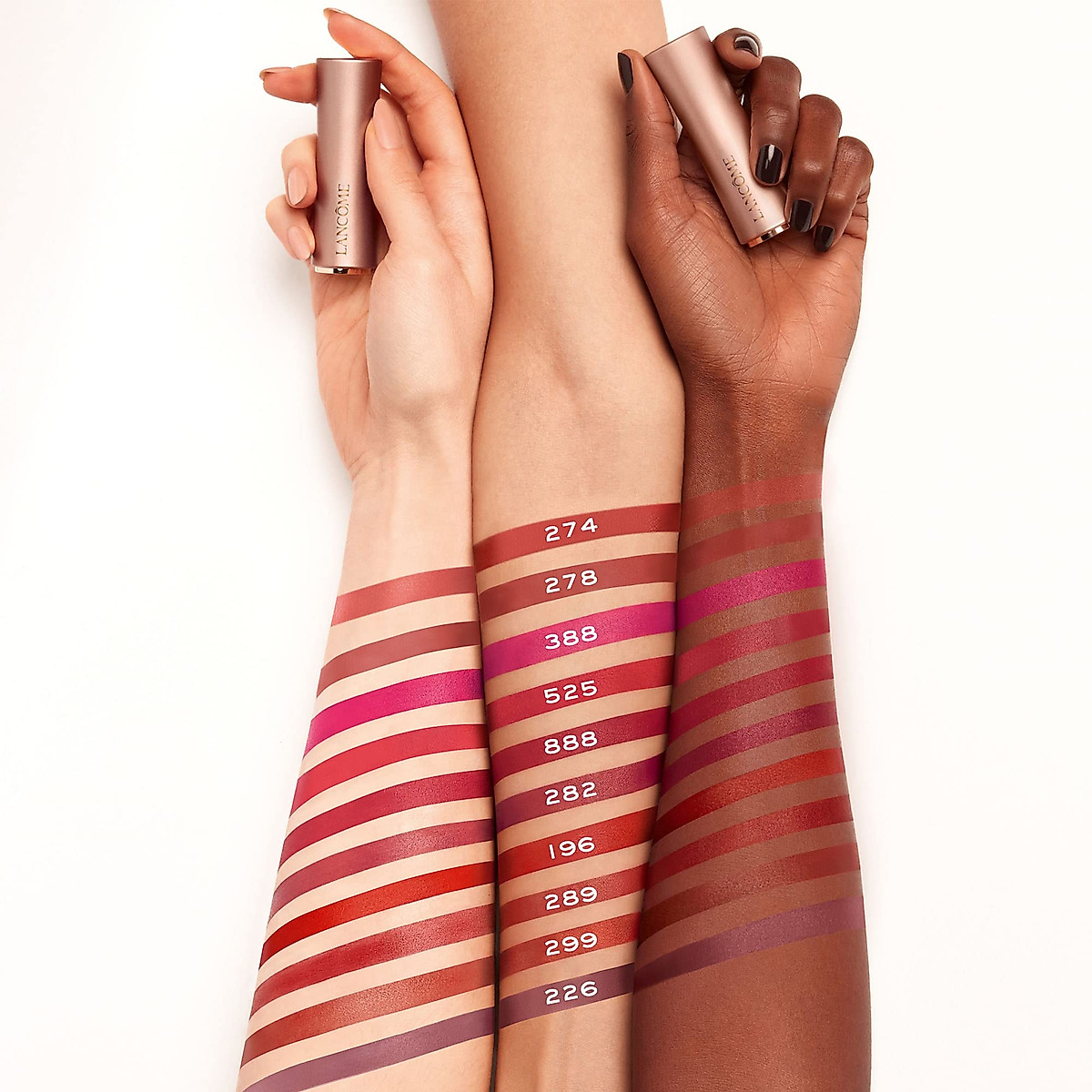 Lancôme L'Absolu Rouge Intimatte Hydrating Matte Lipstick - Buildable & Lightweight Formula with a Soft Matte Finish - Up To 12HR Comfort- 226 Mise A Nu: cool pink mauve