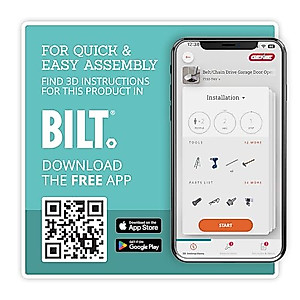 Genie Chain Drive 500 Garage Door Opener - Model 1035 - Reliable Chain Drive Garage Opener,Black