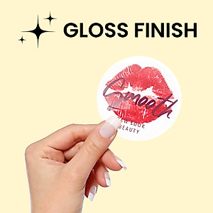 Hot4TShirts Logo Stickers Customized Stickers for Business Logo — Custom Decals Vinyl — Customized Labels — Individually-Cut Waterproof (Circle)