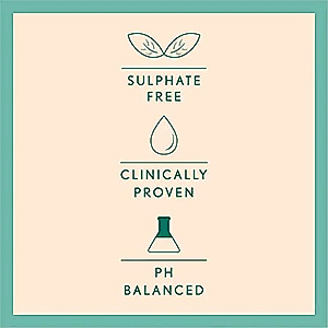 Aveeno Rose Water & Chamomile Blend Sulfate-Free Shampoo with Colloidal Oat for Dry & Sensitive Scalp, Gentle Cleansing Shampoo for Fine, Fragile Hair, Paraben & Dye-Free, 12 Fl Oz