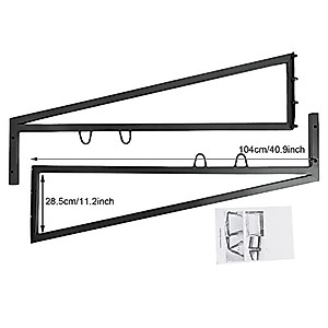 441 LBS 2 Seat Porch Swing Stand Heavy Duty Metal Hammock Chair Frame Hanging Swing Frame Stand Black Steel Outdoor A-Frame Swing Stand Indoor Hammock Stand for Kids and Adult