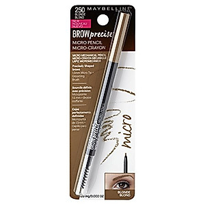 Maybelline Brow Precise Micro Eyebrow Pencil Makeup, Blonde, 0.002 oz.