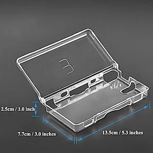 OSTENT Hard Crystal Case Clear Skin Cover Shell for Nintendo DSL NDS Lite NDSL