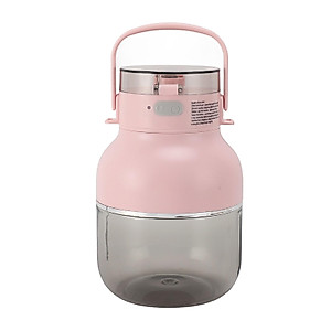 Zerodis Large Capacity Blender Cup, USB Rechargeable, Cordless Convenience, Multi Functional Juicer, Portable and Convenient, Portable Blender Cup, ABS Material, Lithium Battery (Built, Pink