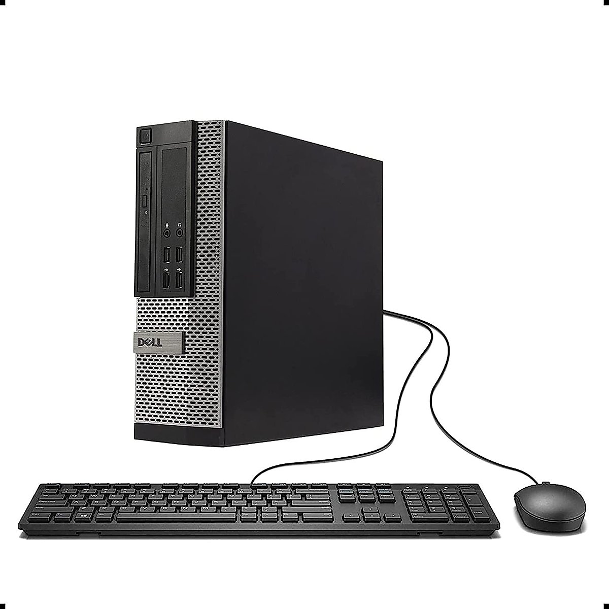 Dell Optiplex 7010 Business Desktop Computer (Intel Quad Core i5 up to 3.6GHz Processor), 8GB DDR3 RAM, 2TB HDD, USB 3.0, DVD, Windows 10 Professional (Renewed)