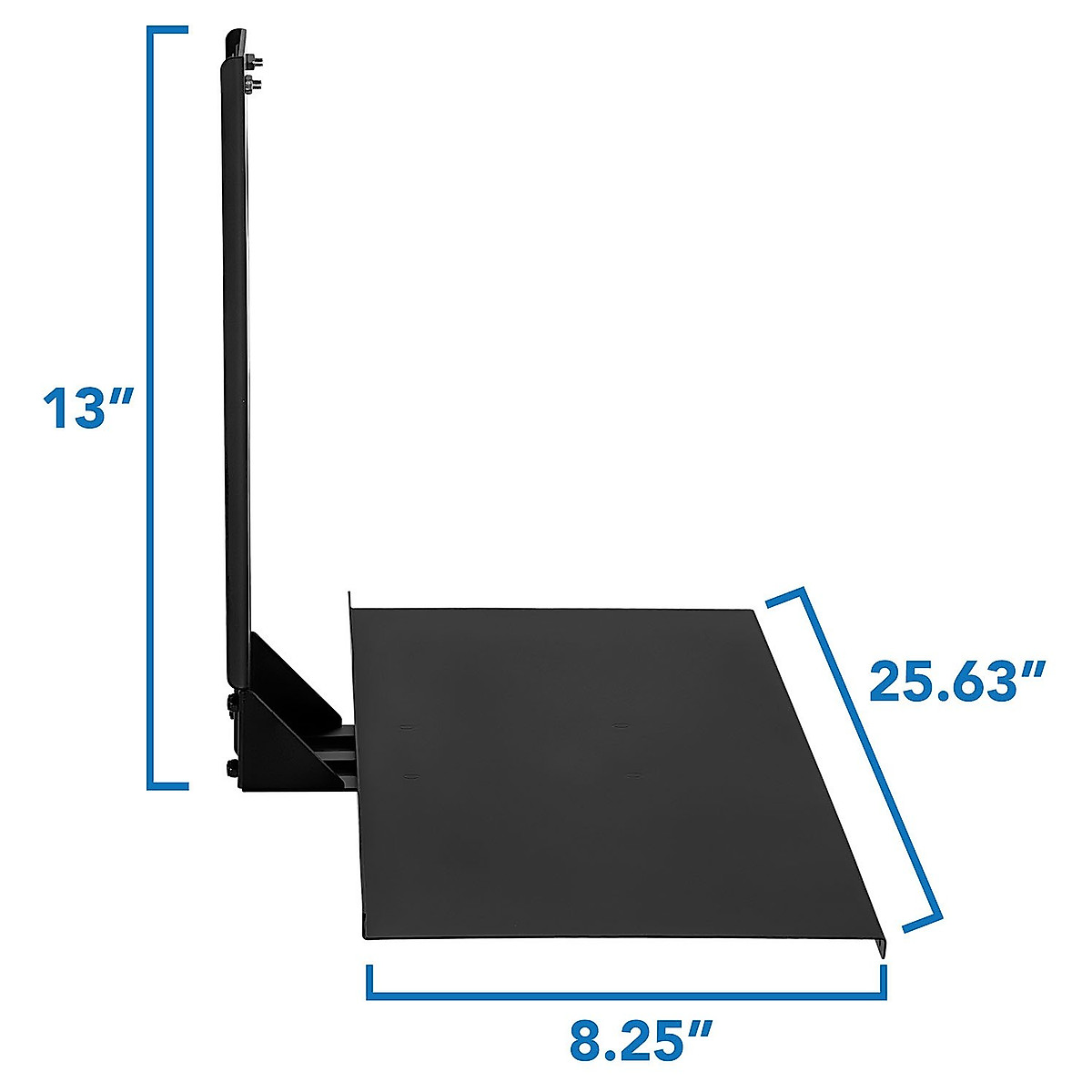 Mount-It! Monitor and Keyboard Wall Mount, Standing Workstation VESA Keyboard Tray Platform, 26 Inch Wide Platform with Surface for Mouse Pad (MI-7917)
