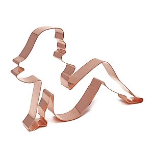 Sexy Mudflap Girl Copper Cookie Cutter by The Fussy Pup