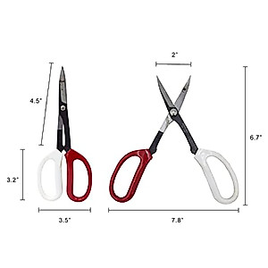 Zenport ZS104 Deluxe Scissors, Garden/Craft/Horticulture, 8-Inch Long