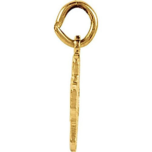 Jay Seiler 14K Yellow Gold 8x8 mm Four-Way Cross Medal Four-Way Cross Medal