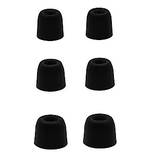 BLLQ Replacement Memory Foam Tips Foam Sleeves Earbuds for Shure SE215 Shure SE112 Shure SE315 Shure SE425 SE530 SE535 & Klipsch Westone Earphones, [Noise Cancelling] 6PCS 3Pairs S/M/L [for SHURE]