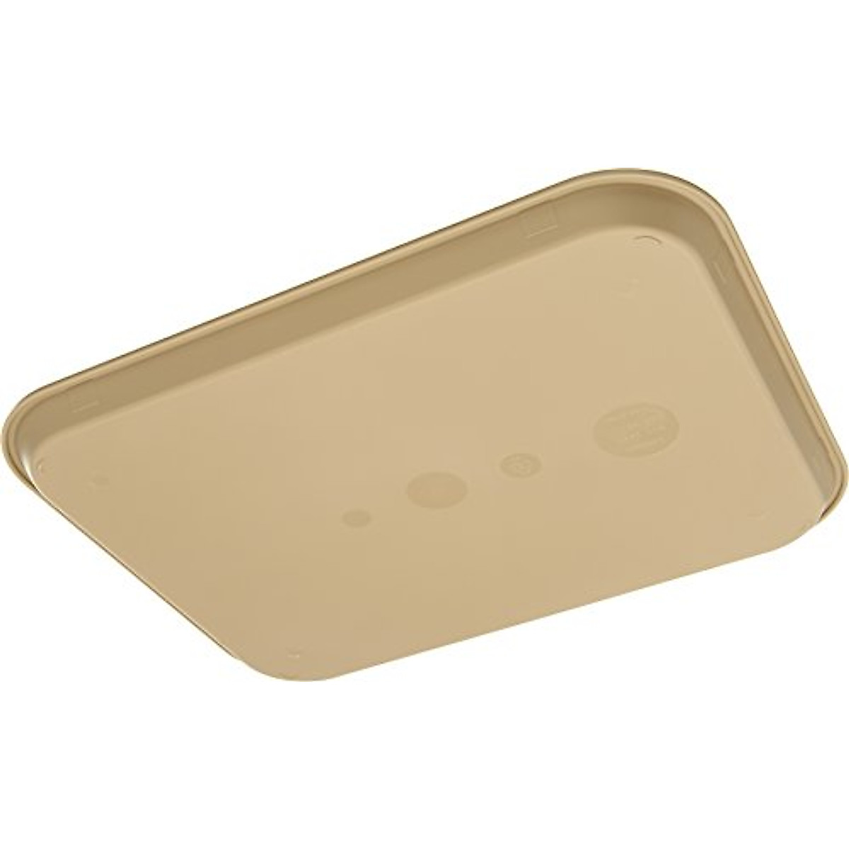 Carlisle FoodService Products Cafe Plastic Fast Food Tray, 14" x 18", Beige, (Pack of 12)