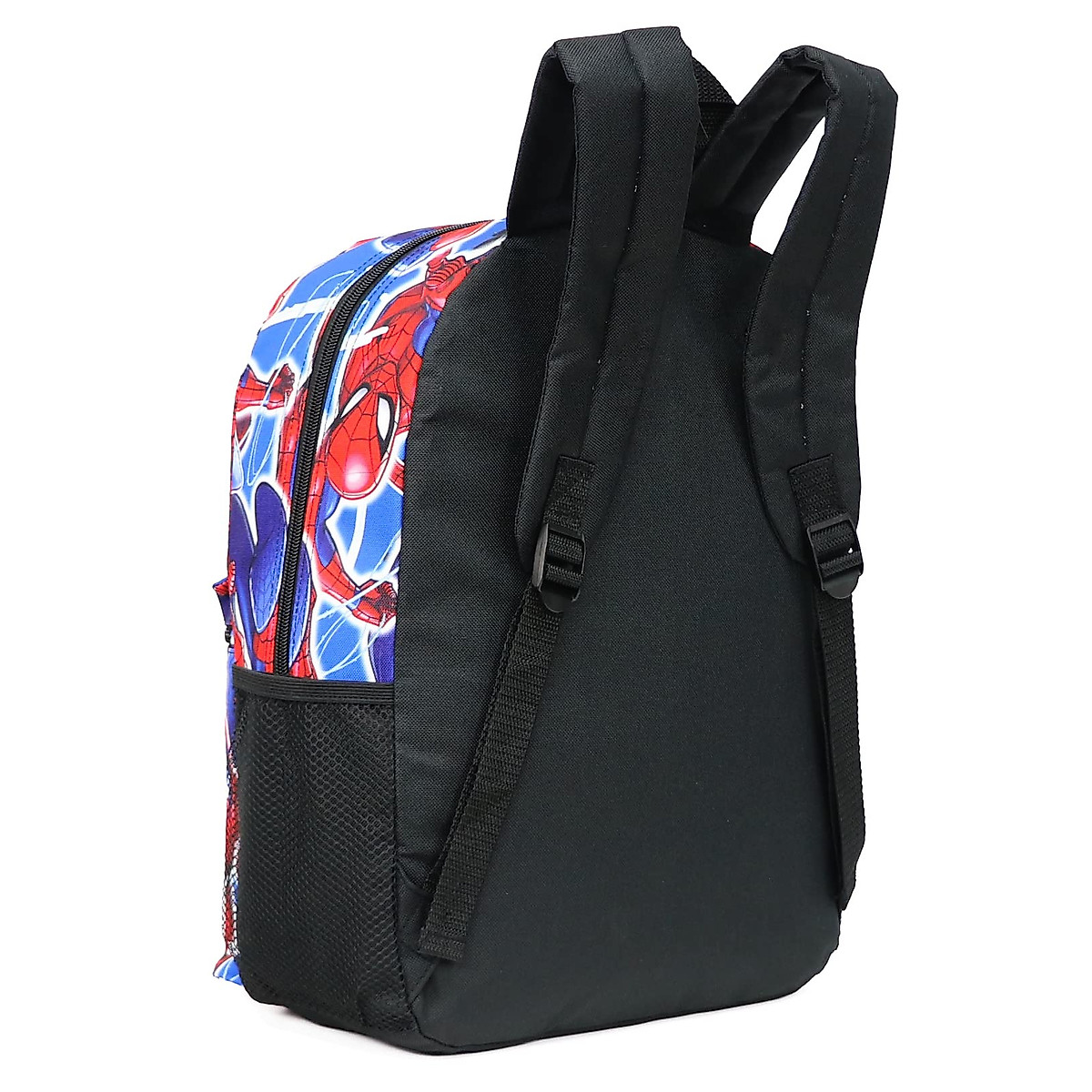 Spiderman Marvel All Over Print Full Size 16" Backpack (All Over Blue)