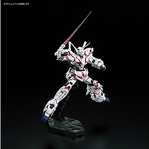 Bandai Hobby RG 1/144 Unicorn Gundam UC Model Kit Figure, Multi-Colored, 8" (BAN216741)