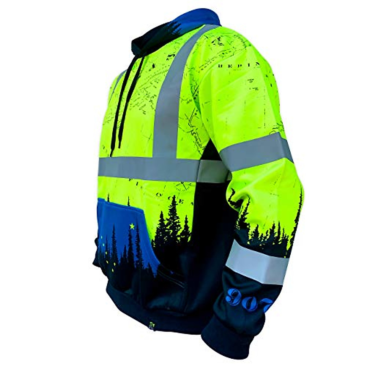 SafetyShirtz SS360 Alaska Safety Hoody ANSI Class 3 L