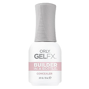 Orly GelFX Builder in a Bottle with built in Guardian Brush - Concealer, Infused with Vitamins A +E and Pro Vitamin B5…