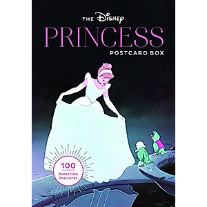 Disney Princess Postcard Box: 100 Collectible Postcards (Disney Art Stationery, Gift for Disney Lover)