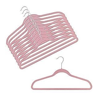 ClosetHangerFactory Slim-Line Pink Shirt/Pant Hangers