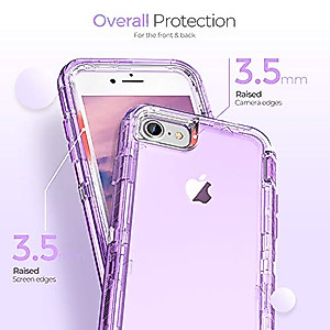 ORIbox Case Compatible with iPhone 7 Plus Case, Compatible with iPhone 8 Plus Case, Heavy Duty Shockproof Anti-Fall clear case