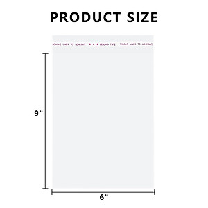 AIRSUNNY 200 Pcs 6x9 Clear Resealable Cello/Cellophane Bags Good for Bakery, Candle, Soap, Cookie Poly Bags