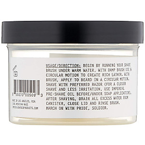 Imperial Barber Field Shave Soap Canister, 6.2 oz