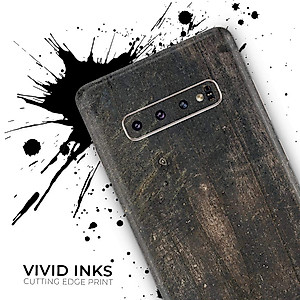 DesignSkinz Raw Wood Planks V8 Protective Vinyl Decal Wrap Skin Cover Compatible with The Samsung Galaxy S20 (Screen Trim & Back Glass Skin)