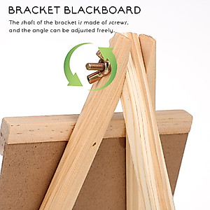 MAGICLULU Kitchen Chalkboard Coffee Shop Decor Wooden Blackboard Reusable Chalkboard Mini Chalkboard Signs for Home Decor Dessert Table Sign Chalk Board Signs Desktop The Sign Ornaments