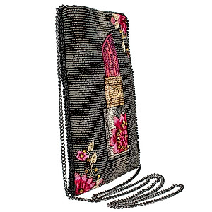 Mary Frances womens Glammed Up Crossbody Phone Sling Bag, Multi, Small US